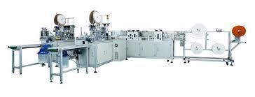 China 3 Layers Antiviral Face Mask Making Machine 100-120PCS/Min Production 6500mm Length for sale