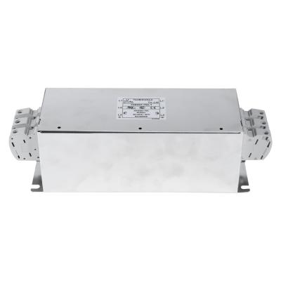 China 80A 60HZ Three Phase 3 Wire EMI Filter High Current RFI filter For Industrial Machinery for sale