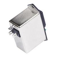China Power Entry Module Filter Fast-on Terminal Plug-In EMI Filter 10A Power Line Filter for sale