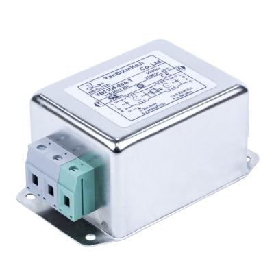 China 20A Terminal Block Power Line Filter Enhanced Single Phase Filter For Fitness Equipment for sale
