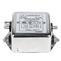 China YB12D2 One Stage Single Phase Filter M4 Screw Output Power Line Noise Filter for sale