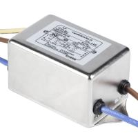 China 1A-6A Two-Stage Single Phase EMC Filter Wire Output Power Line Filter for sale