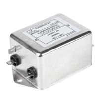 China Single Phase EMI Filter  RFI Noise Filter M4 Screw Output 250V Power Line Filter for sale