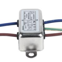 China One Stage Single Phase Filter 6A Low Leakage Current Power Line Filter for sale