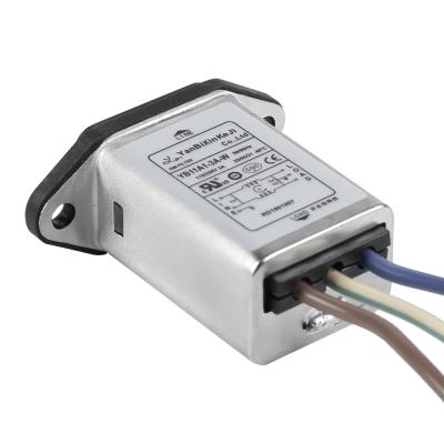 China YB-A Series IEC Inlet EMI Filter 110V/220V 3A Power Line Filter For Household Appliance for sale