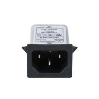 China 110V/250V High Performance EMI Power Inlte Filter With IEC 320 C14 Single Socket Filter for sale