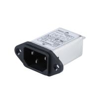 China Multi-Function EMI Inlet Filters 110V/250V 3A Low Leakage Current Socket IEC Noise Filter for sale