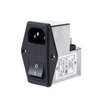 China Yanbixin 8A 250VAC Power Enrty Module Filter IEC C12 Inlet EMI Filter For Power Switch for sale