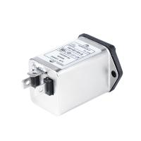 China YB11-B1 10A IEC Inlet Filter With Fuse Single Phase EMI Sokcet Filter for sale