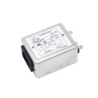 China Dual Stage IEC Inlet Filter 220V 6A Single Socket EMI Filter For Power Switch for sale
