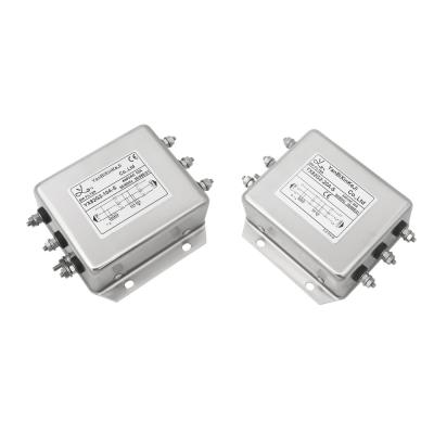 China Customized High Current 3 Phase Filter 10A 440V RFI Noise Filter For Machinery for sale