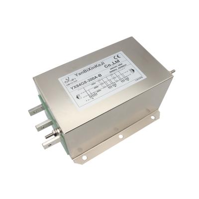 China 300A High Current Three Phase Three Wire Filter 440V High Voltage RFI Filter for sale