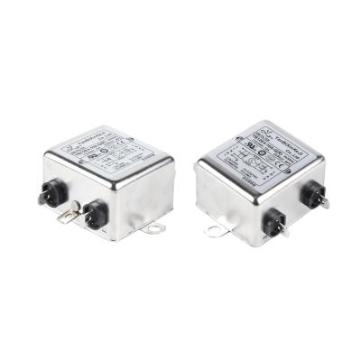 China High Quality General Purpose Single Phase AC Power Line FIlter 15A EMI Noise Filter for sale