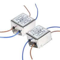 China 250V 10A D Series Single Phase Filter Dual Stage EMI Filter Wire Output Filter For Automotive for sale
