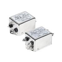 China RFI Electric Passive Power Emi Filter 110 / 250VAC YB35D4 10A For Inverter for sale
