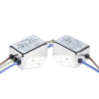 China Low Pass AC 250V Socket EMI Filter 10A For Electrical Equipment for sale