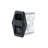 China Double Fuse 220V 10A IEC Inlet Plug In RFI Filter For Medical Equipment for sale