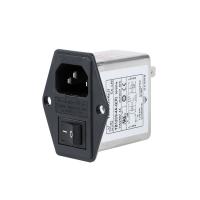 China Surface Mount 10A IEC Inlet Filter Three In One EMI Filter With Fuse And Switch for sale