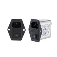 China YB12C9-4A-Q Three In One IEC Inlet Filter Power Entry Module Filter for sale
