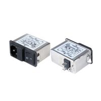 China UL Approve Three In One Socket Filter Plug In EMI Filter For Power Supply for sale
