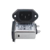 China EMI Noise Filter IEC 320 Socket Plug In Filter 250VAC For Power Equipment for sale