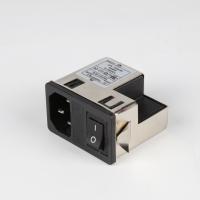 China Special Type Socket EMI Filter With Fuse And Switch 1A~10A  Power Entry Module Filter for sale