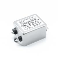 China Two Stage Single Phase Filter 115V 250V 4A Fast - On Terminal Output EMI Filter for sale