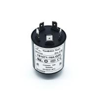 China 220V 16A Air Conditioner EMI Filter YB16T1 Fast On Terminal Power Filter Black Plastic Housing for sale