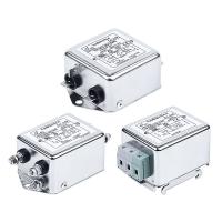 China 20A Single Phase EMI Filter High-Frequency Noise Absorption Power Filter With Enhanced Resistance for sale