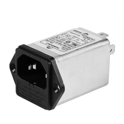 China Excellent Performance 1A/3A/6A/10A Double Fuse Inlet Ac Power Line EMI Filter For Medical Equipment for sale