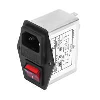 China Directly Sell IEC Socket Filters For AC Power Low Pass And Single-Phase EMI Filtering for sale