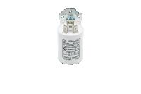 China Black Plastic Housing EMI Filter Wire Lead Output 4A Power Filter For Home Appliances for sale