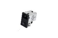 China Special Type Socket EMI Filter With Fuse And Switch 1A~10A  Power Entry Module Filter for sale