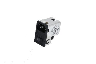 China Special Type Socket EMI Filter With Fuse And Switch 1A~10A  Power Entry Module Filter for sale