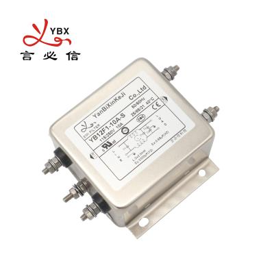 China F Series High Performance EMI Filter 10A Single Phase Filter For Manipulator Equipment for sale