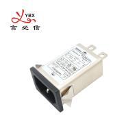 China IEC Socket Type EMI Filters Low Pass Power Filters 6A Low Leakage Current for sale