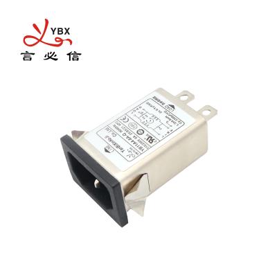 China IEC Socket Type EMI Filters Low Pass Power Filters 6A Low Leakage Current for sale
