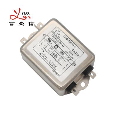 China YB22D3 EMI Filters Single Phase Power Filter For Mechanical Equipment for sale