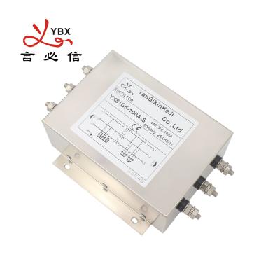 China 380V G5 3 Phase Filter Screw Terminal High Current EMI/RFI Filter For Industrial Automation for sale