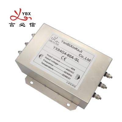 China 1A-60A Three Phase EMI Filters Three Stage Filtering High Quality for sale