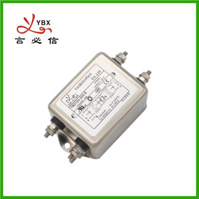 China Low Pass Single Phase Emi Filter Rated Current 1a To 50a For Electronic Devices for sale