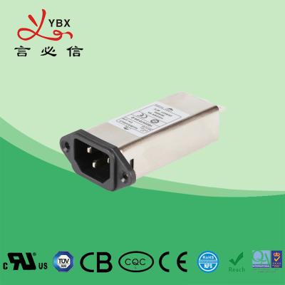 China Two Stage 250V UL 94V-0 AC Power Line Filter ROHS ISO9001 Approval for sale