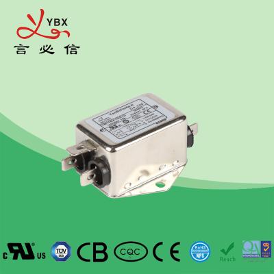 China EMI EMC Electrical Power Line Filters 10A 120 250VAC For LED Light for sale