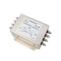 China 50A Three Phase EMI Filter Four Lin RFI Suppression Filters For Plasma Etcher for sale