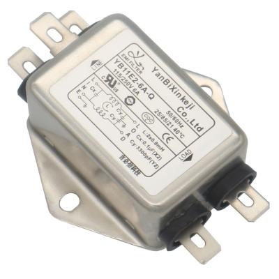 China Yanbixin Sales Small Size EMI EMC Filter 115V 250V Singel Phase Filter For Measurement Equipment for sale