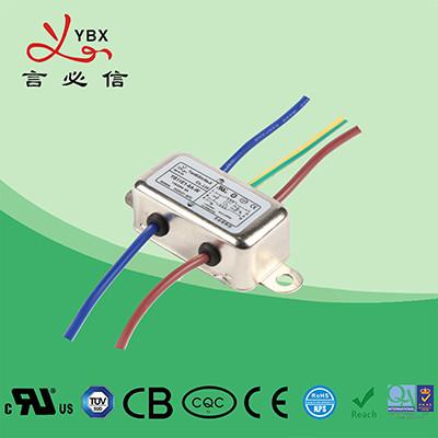 China 90dB Low Pass EMI Filter 50.60HZ AC Power Noise Filter for sale
