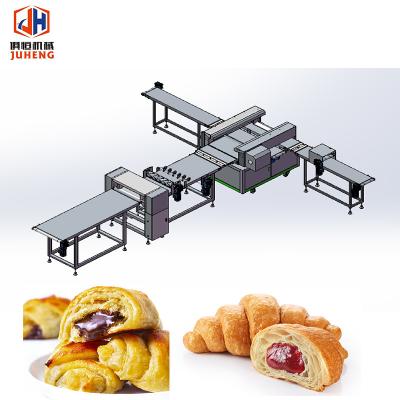 China Filled Croissant Making Machine Frozen Croissant Dough Forming Equipment for sale