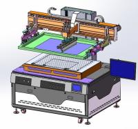 China CCD high precision screen printer, pet film silkscreen printing machine, transfer paper heat screen printing for sale
