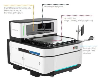 China Exposing or laser machine for screen printing, CTS laser screen exposure machine, DTS direct to screen machine for sale