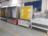 China Manual screen washout booth with back light and high pressure water jet, manual stencil washer, screen frame cleaning for sale